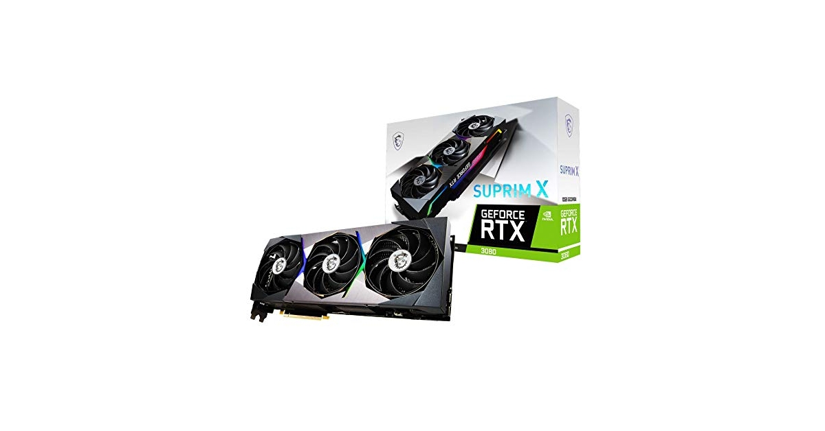 Comparer les prix : MSI RTX 3080 SUPRIM X 10G LHR Carte Graphique NVIDIA GeForce RTX 3080 10 Go ...
