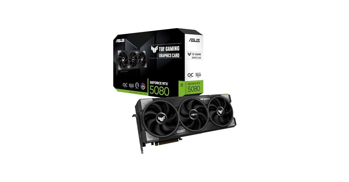 Comparer les prix : ASUS TUF GeForce RTX 5080 16GB GDDR7 OC Edition ...