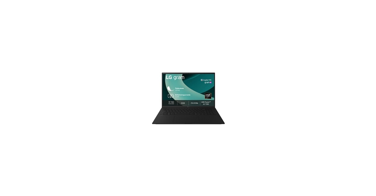 Comparer les prix : LG Gram 15Z80T-G.AU8BF - PC Portable 15" 1290g ...