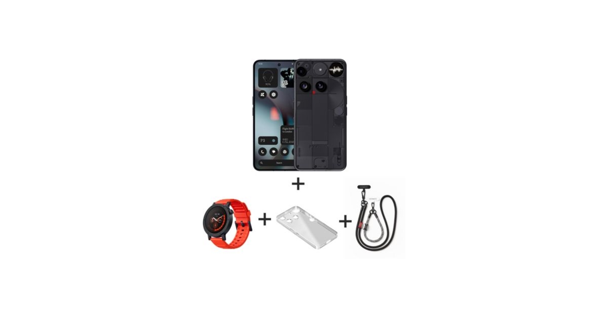 Comparer les prix : Smartphone NOTHING Pack Phone 3 Noir 256Go+Watch ...