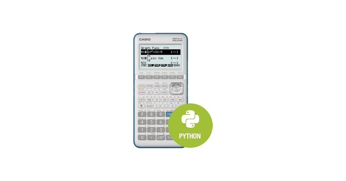 Comparer les prix : Casio Graph35+E II Calculatrice Graphique Python ...