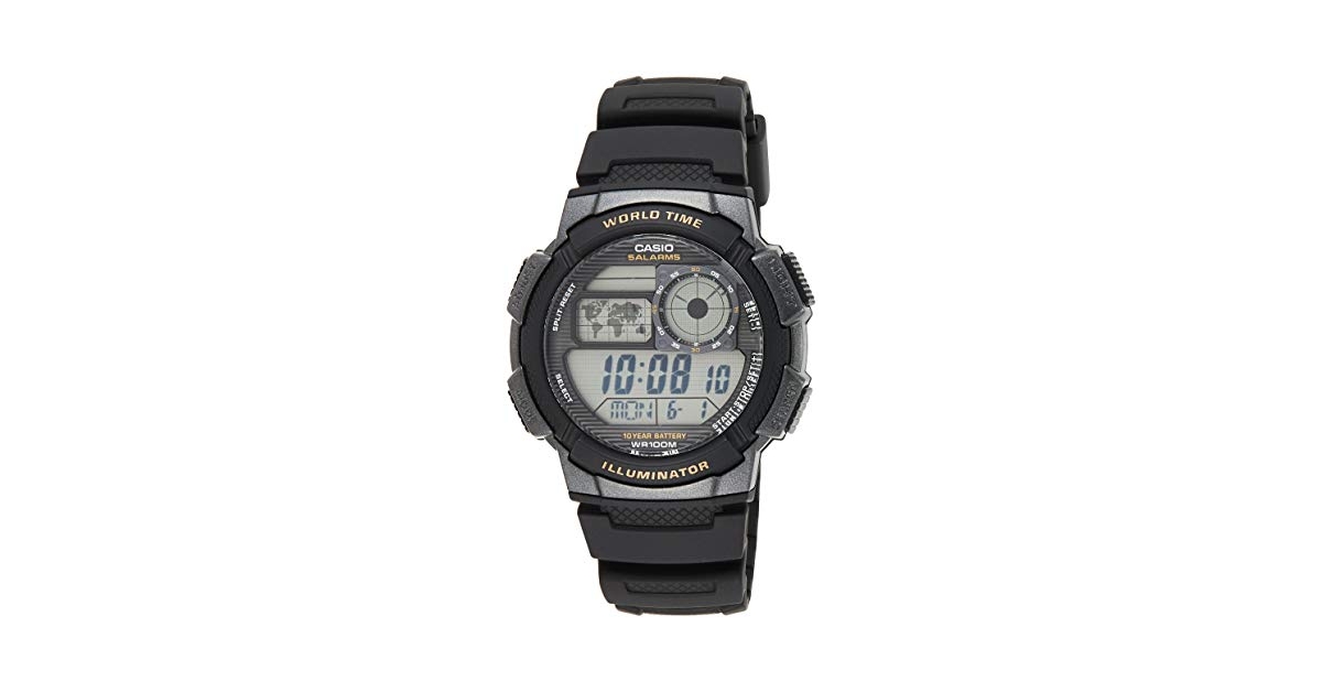 Comparer les prix : Casio AE-1000W-1AVEF – Montre-Bracelet Noir | Comparateur KultureGeek