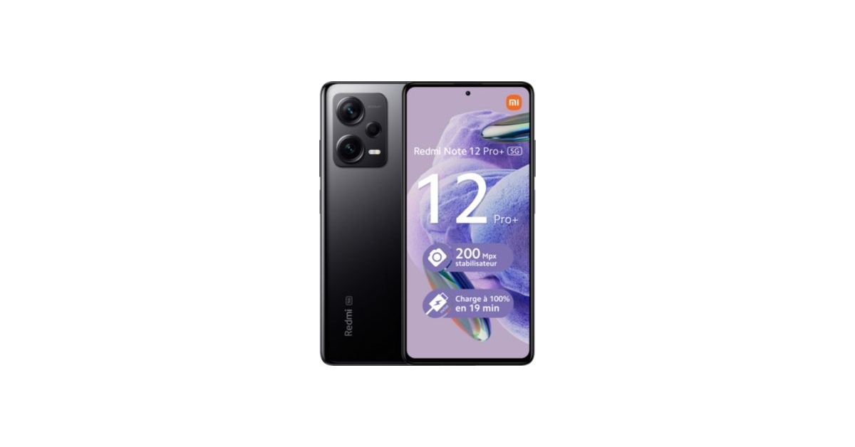 Comparer les prix : Xiaomi Redmi Note 12 Pro+ 5G 8GB RAM 256GB Midnight ...