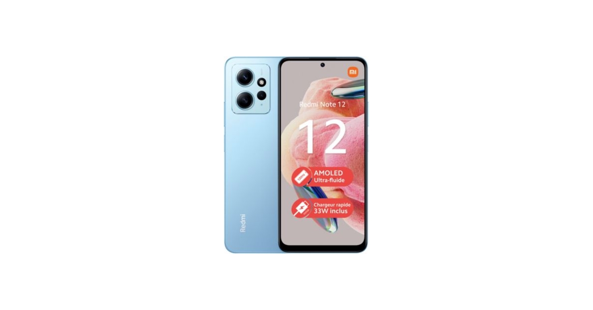 Comparer les prix : Xiaomi Redmi Note 12 4G 128GB Ice Blue ...