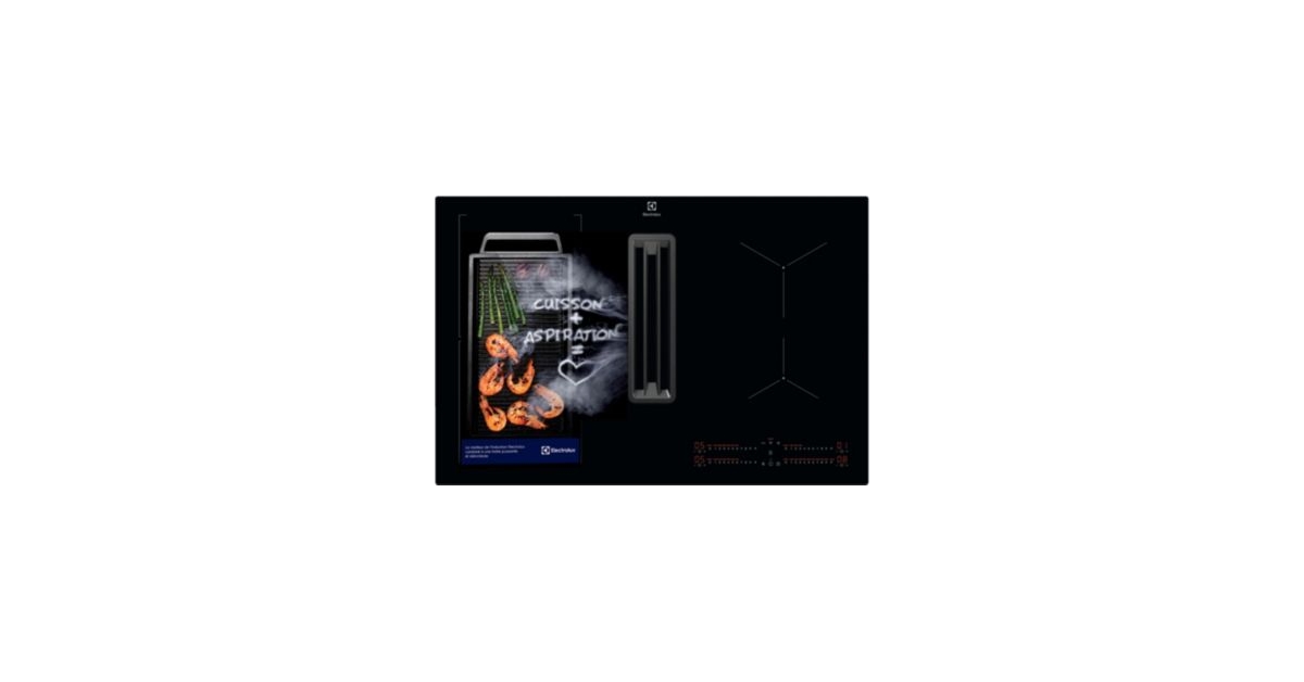 Comparer les prix : Table induction aspirante ELECTROLUX KCC83443 ...