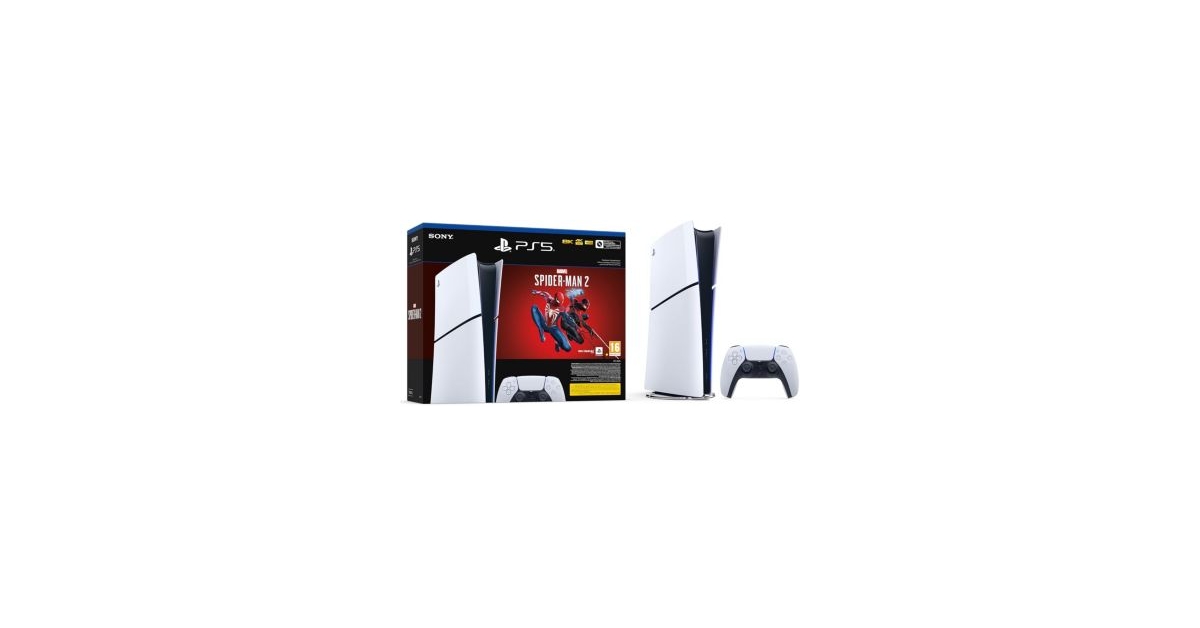 Comparer les prix : Playstation Pack 5 (PS5) Slim Numérique + Marvel's Spider-Man 2 (en ...