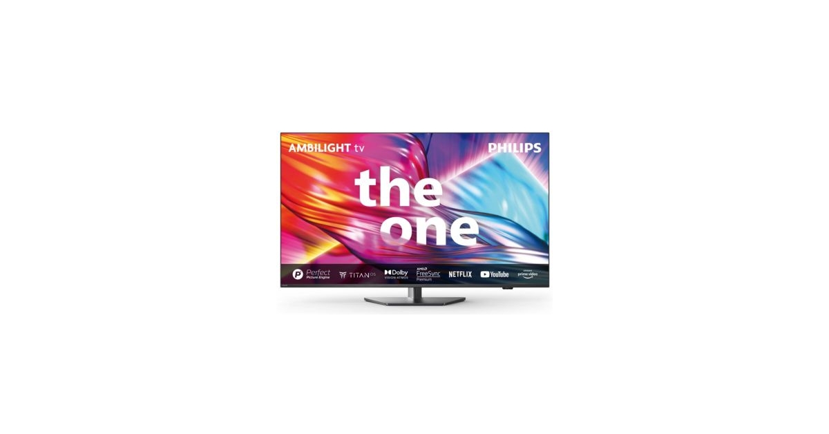 Comparer les prix : Philips Ambilight 43PUS8909 Smart TV LED 4K - Écran 43 Pouces avec Plate ...