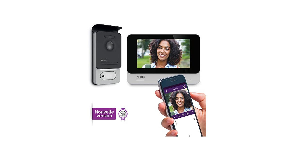 Comparer les prix : Philips - Visiophone - WelcomEye Connect 2 ...