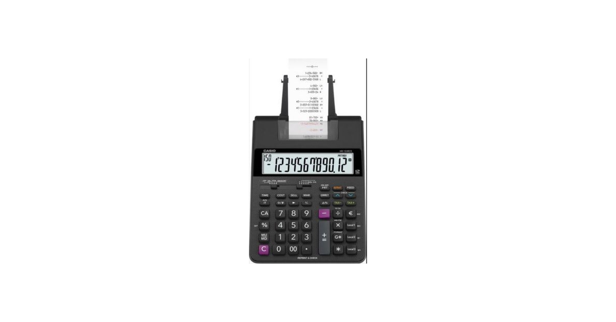 Comparer les prix : Casio HR150RCE Calculatrice Imprimante Semi ...