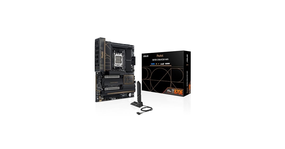 Comparer les prix : ASUS PROART X870E-CREATOR WiFi – Carte mère Gaming ...