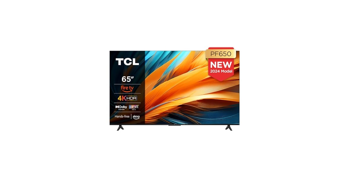 Comparer les prix : TCL 65PF650 65 Pouces 4K Ultra HD, HDR TV, Smart LED Fire TV (Dolby Vision ...