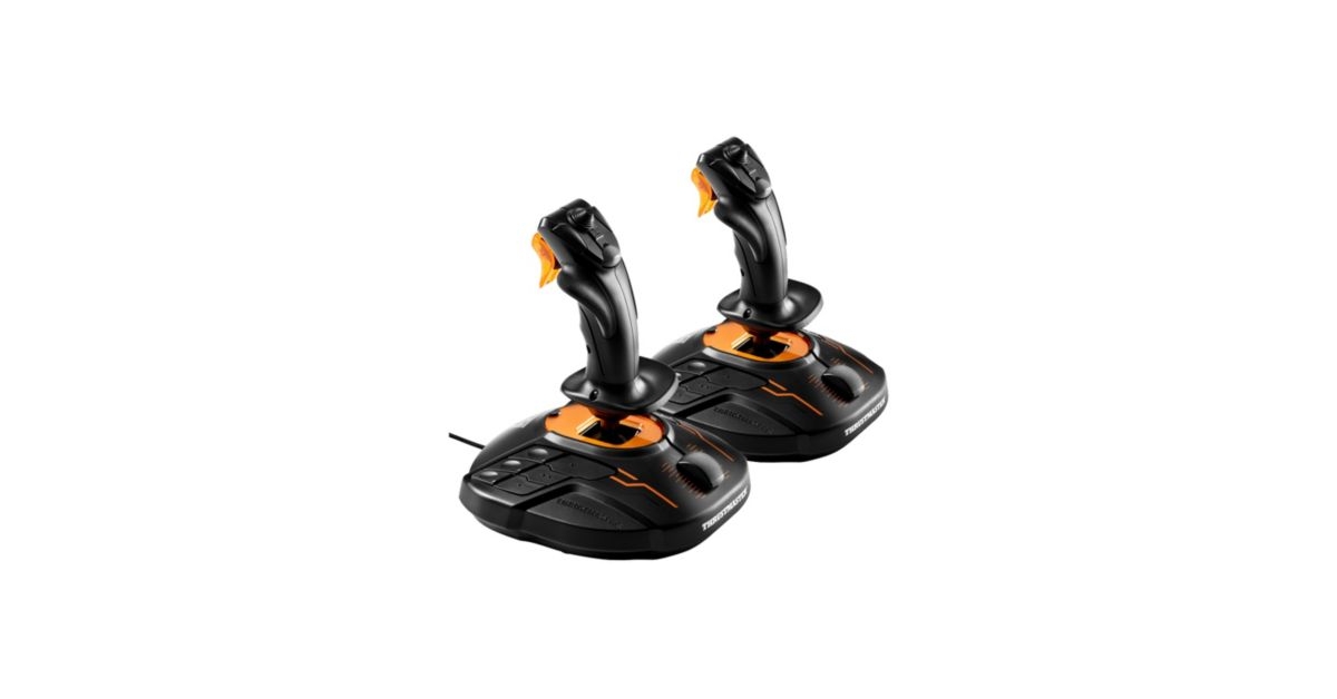 Comparer les prix : Thrustmaster T-16000M SPACE SIM DUO STICK - HOTAS ...
