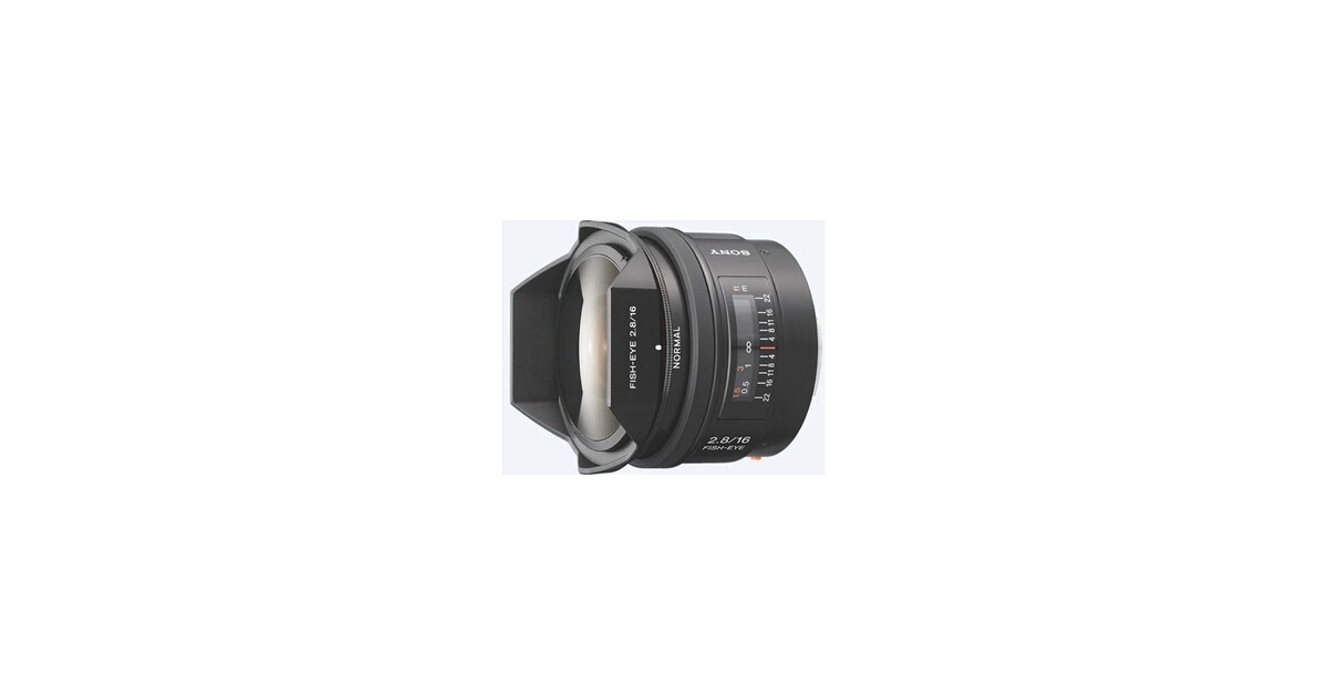 Comparer les prix : Sony Objectif Fisheye SAL-16F28 Monture A Plein ...