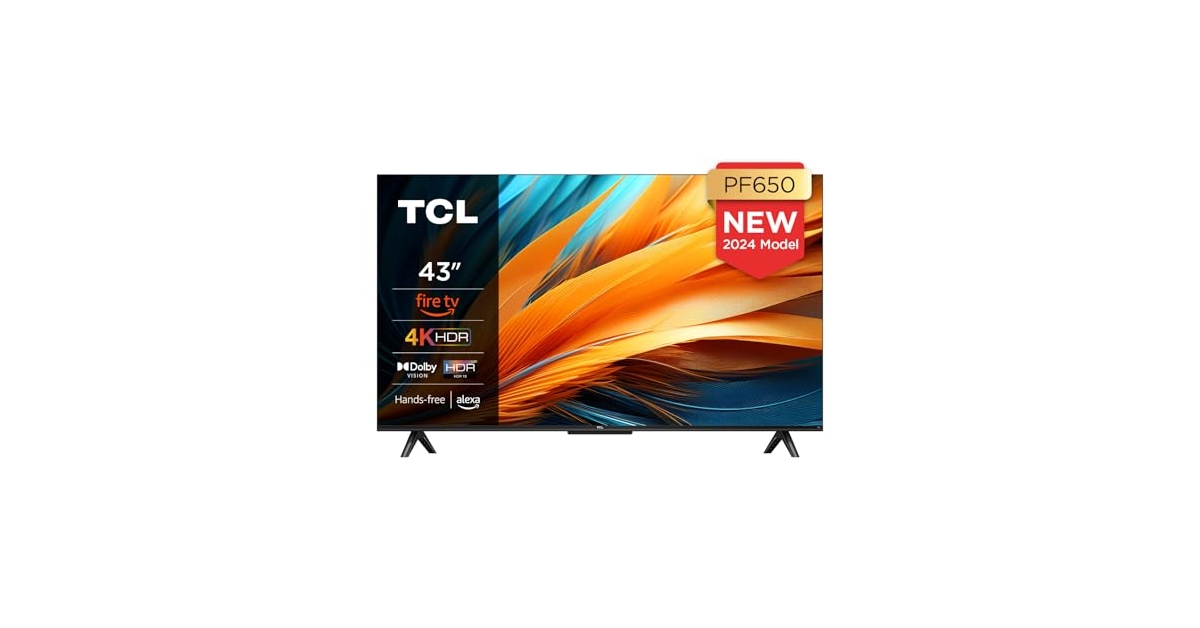Comparer les prix : TCL 43PF650 43 Pouces 4K Ultra HD, HDR TV, Smart ...
