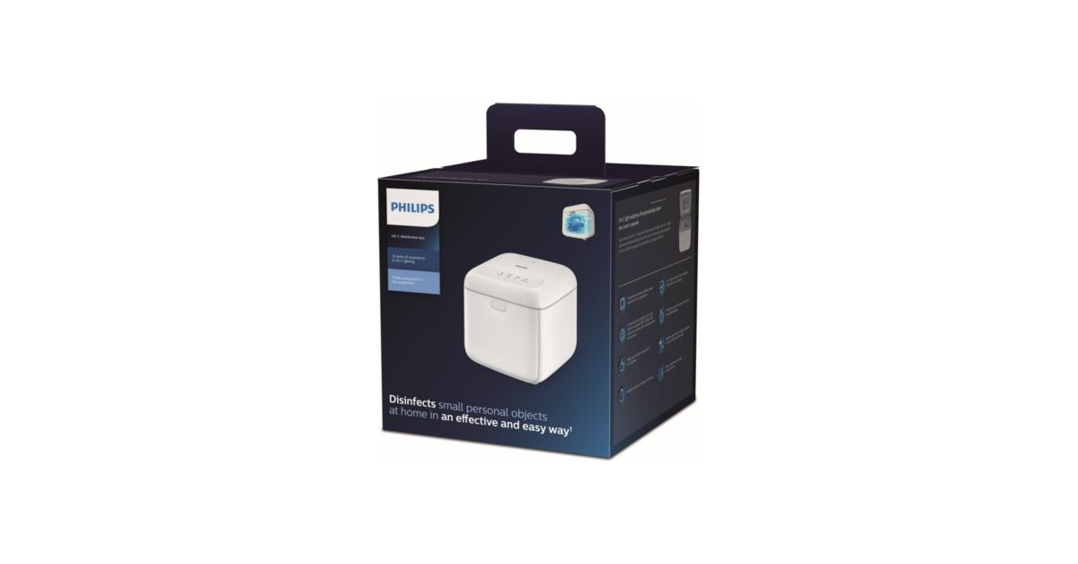 Comparer les prix : Philips Boîte de désinfection 10L UV-C Blanc | Comparateur KultureGeek