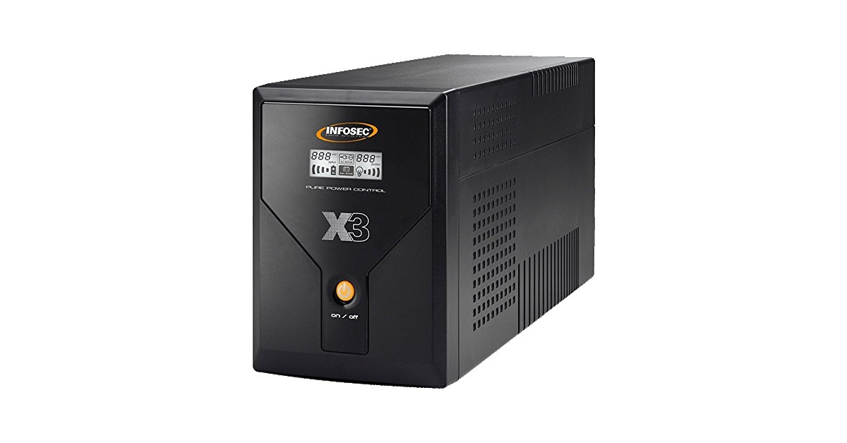 Comparer les prix : Infosec X3 EX Onduleur 1600 VA 4 Prises Schuko-FR ...