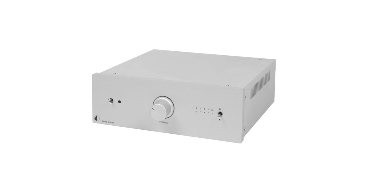 Comparer les prix : Amplificateur Pro-Ject Stereo Box RS Silver ...