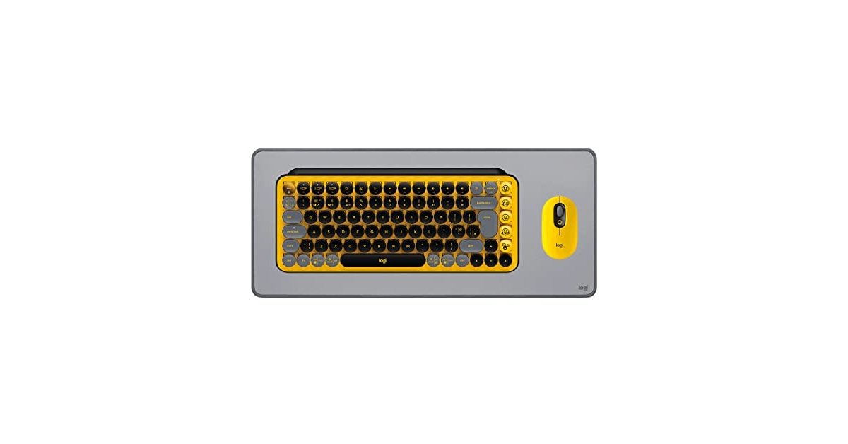 Comparer les prix : Logitech POP Mouse, Souris Sans Fil avec Emojis ...