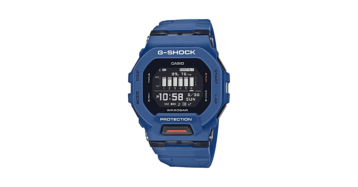 Comparer les prix : G-Shock Montre Casio GBD-200-2ER en résine pour ...