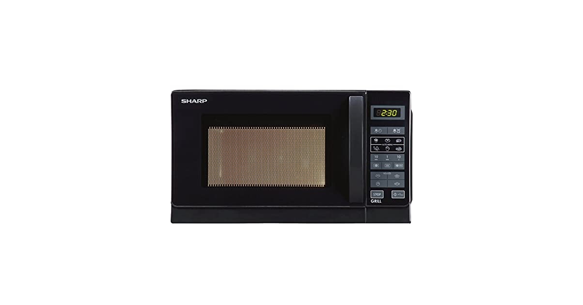 Comparer les prix : Sharp Micro-ondes 2 en 1 avec grill R642BKW, 20 L, noir | Comparateur ...