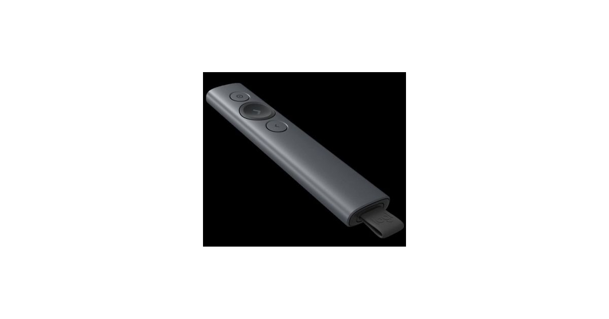 Comparer les prix : Logitech LOGI Spotlight Plus Remote Slate B2B ...