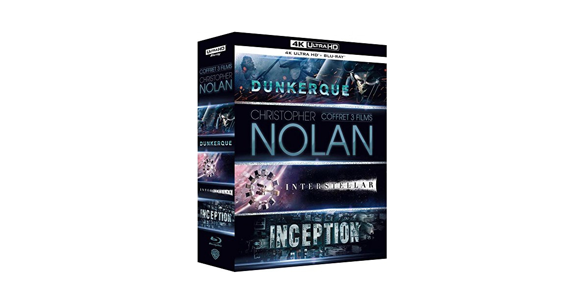 Comparer les prix : Coffret Christopher Nolan 3 Films : Dunkerque ...