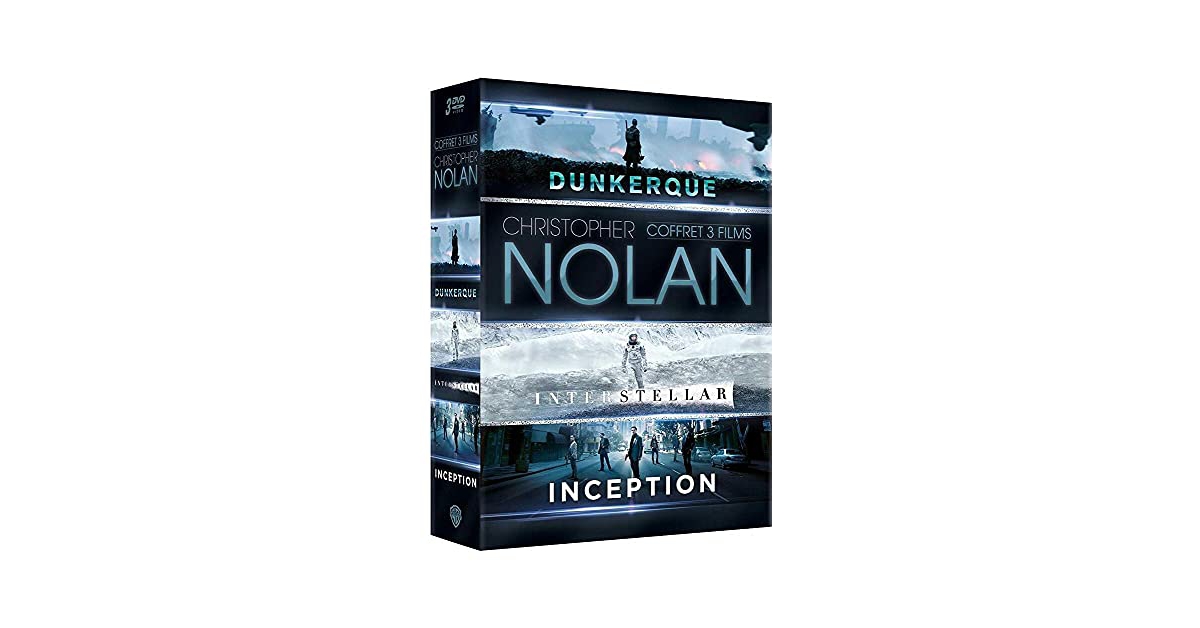 Comparer les prix : Christopher Nolan - Coffret 3 Films : Inception ...