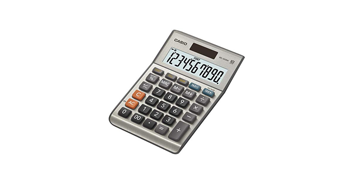 Comparer les prix : Casio MS-100BM Calculatrice Gris | Comparateur ...