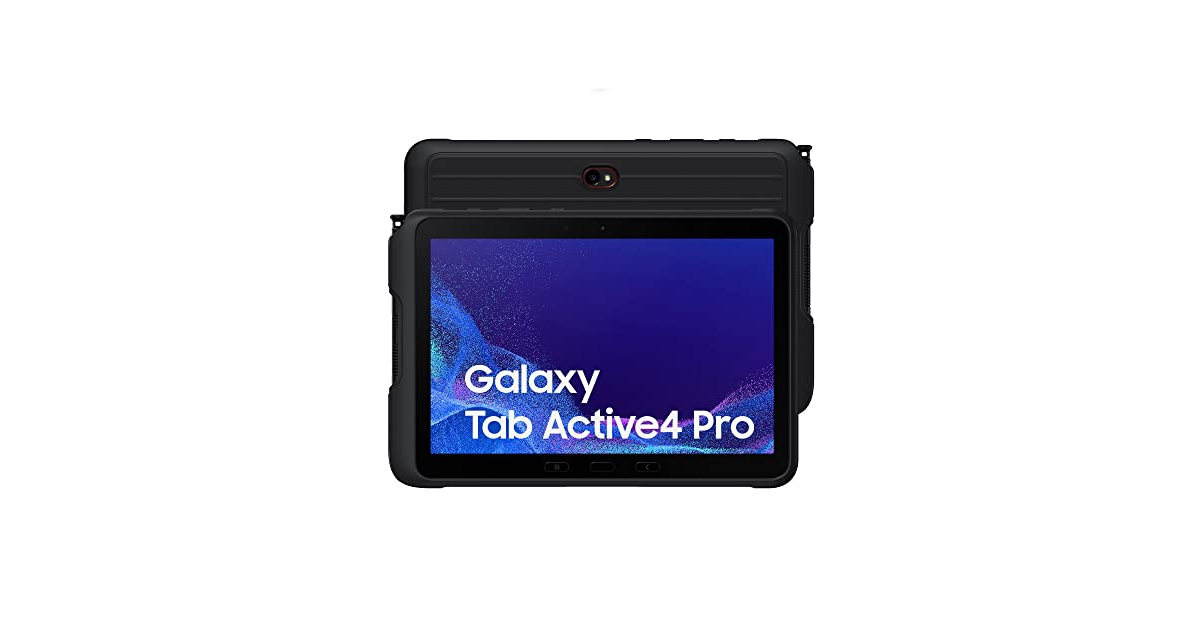 Comparer les prix : Samsung T636B Galaxy Tab Active 4 Pro 10.1" (EE), 5G, 128Gb 6Gb Ram, Black ...