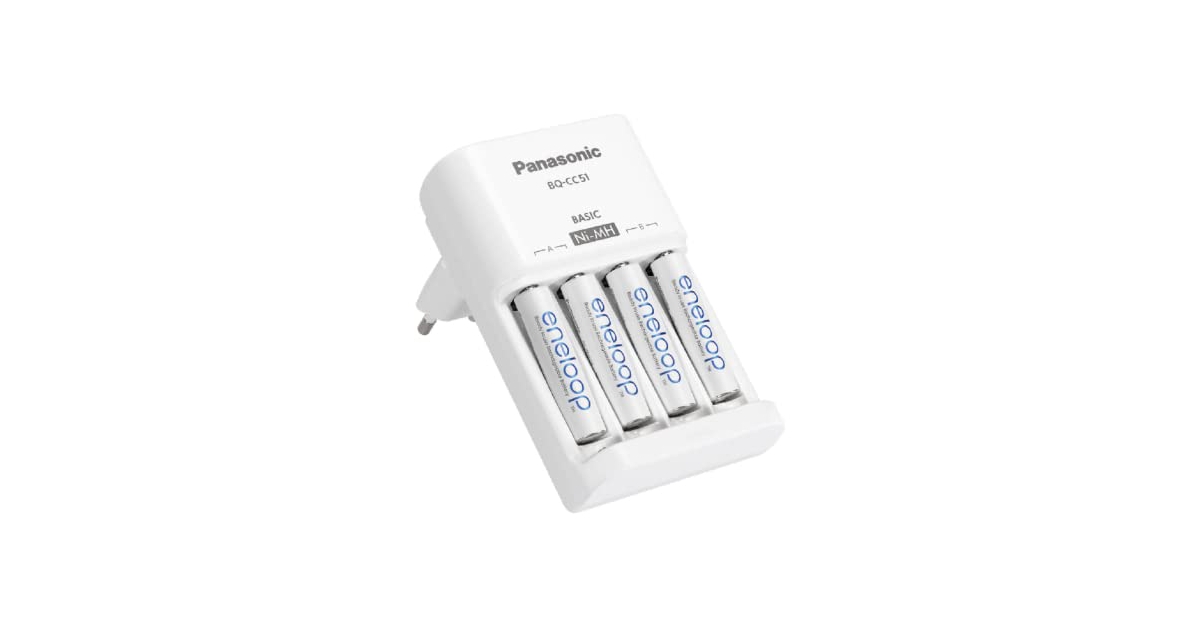 Comparer les prix : Panasonic Eneloop Basic Chargeur BQ-CC51 INCL. 4xAA ...