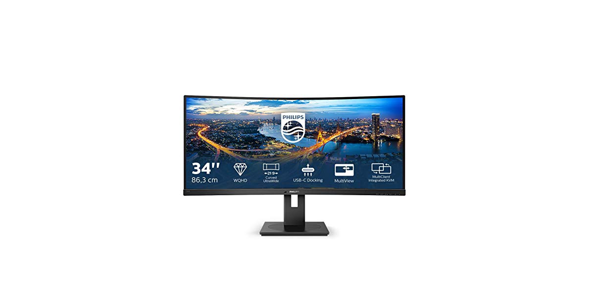 Comparer les prix : Philips Moniteur incurvé 346B1C 86 cm (34 Pouces ...