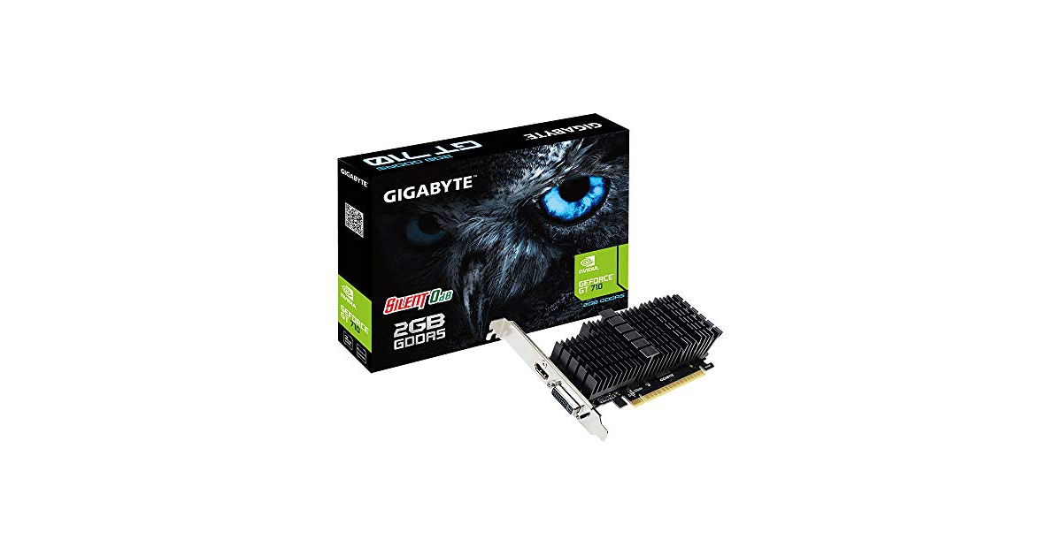 Comparer les prix : Gigabyte GeForce GT 710 Silent Low Profile 2G GDDR5 ...